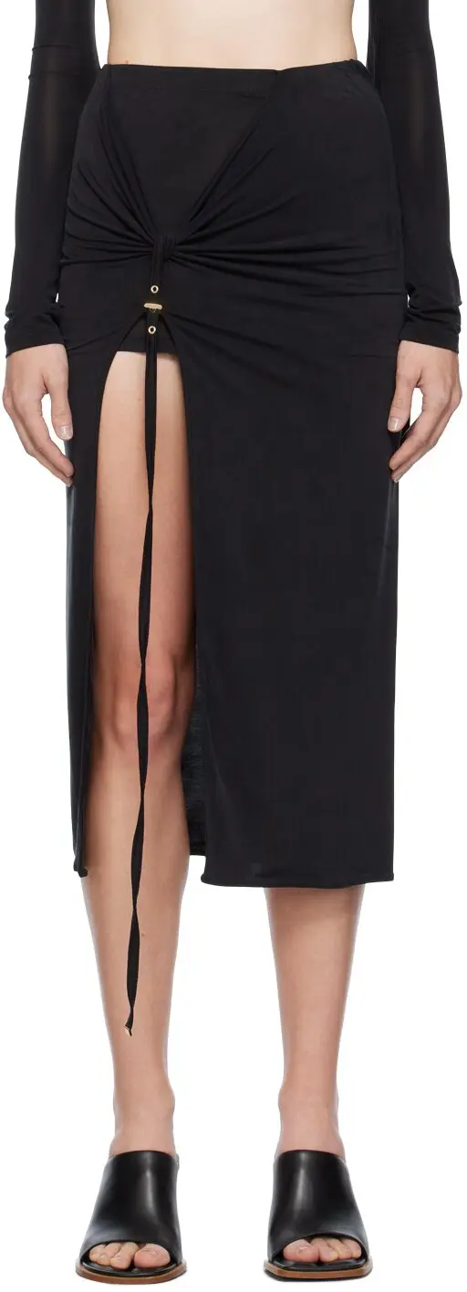 Jacquemus Slit Sarong Skirt