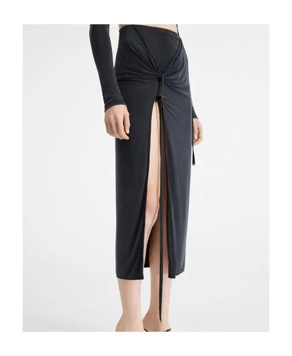 Jacquemus Slit Sarong Skirt