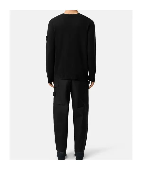 Stone Island Stretch Cargo Pants - Black