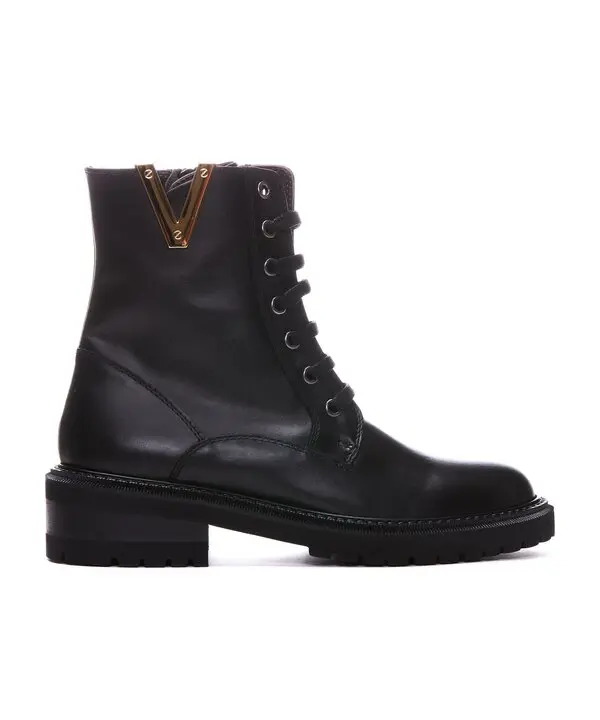 VIA ROMA 15 Lace-up Combat Boots