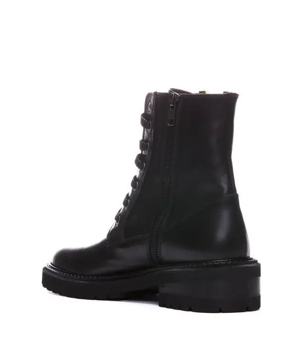 VIA ROMA 15 Lace-up Combat Boots