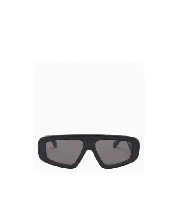 Alaïa Textured Square Frame Sunglasses - Black