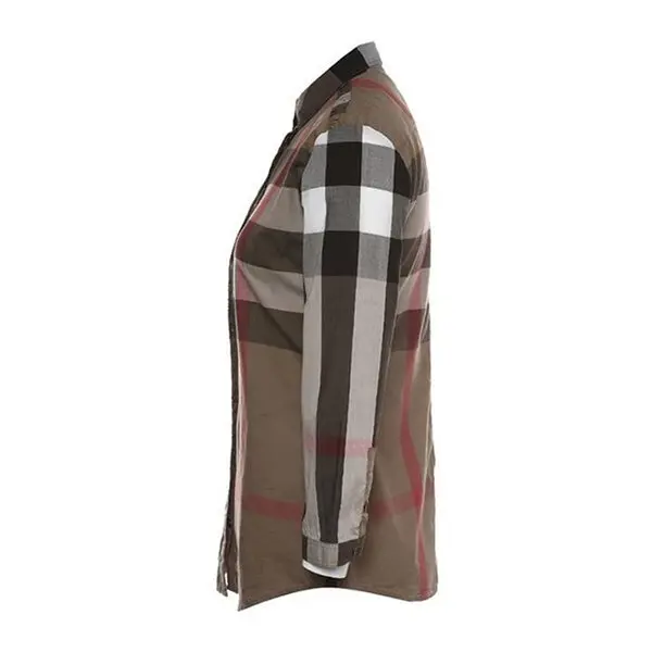 Burberry Plaid Long-sleeved Shirt