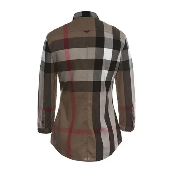 Burberry Plaid Long-sleeved Shirt