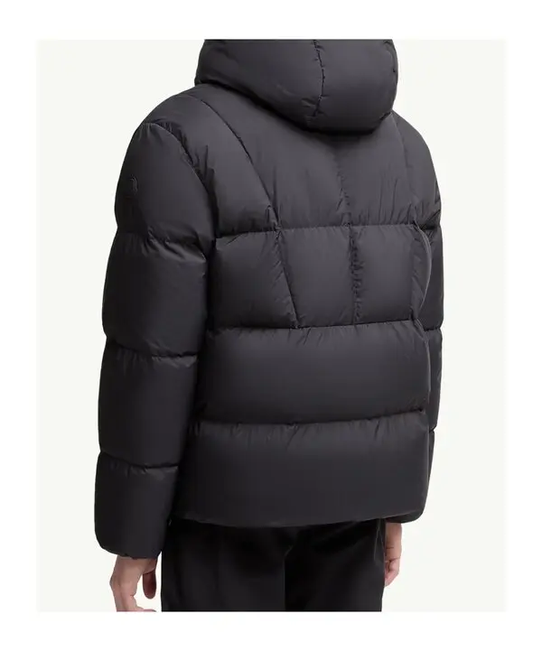 Moncler Fusain Short Down Jacket With Hood