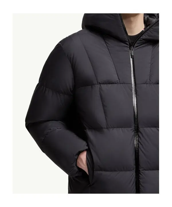 Moncler Fusain Short Down Jacket With Hood