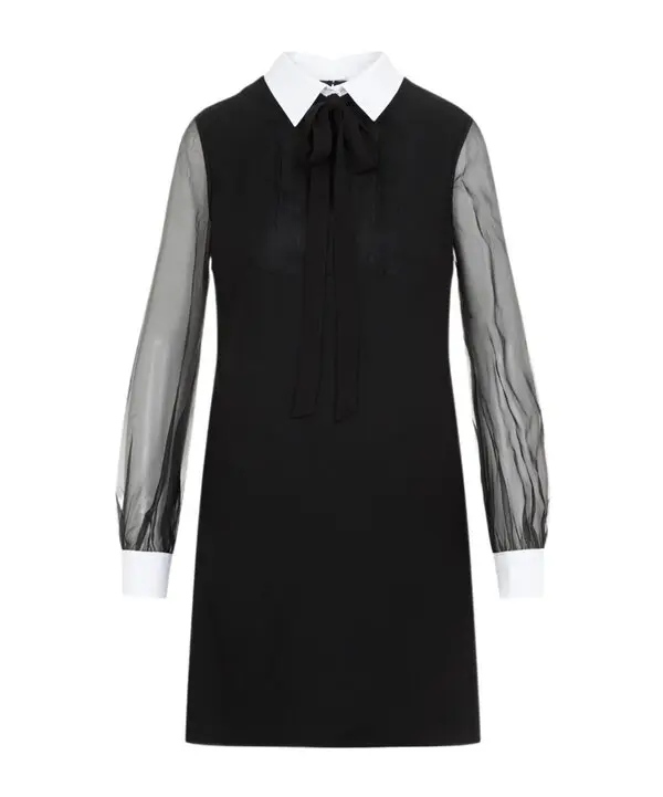 Valentino Garavani Long-sleeved Mini Dress