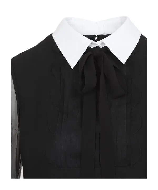 Valentino Garavani Long-sleeved Mini Dress