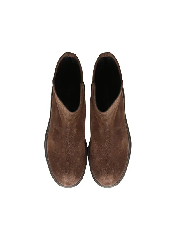 STUART WEITZMAN Round Toe Pull-on Ankle Boots