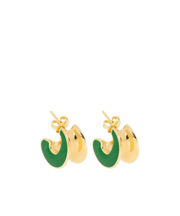 Bottega Veneta H Beam Small Earrings - Yellow