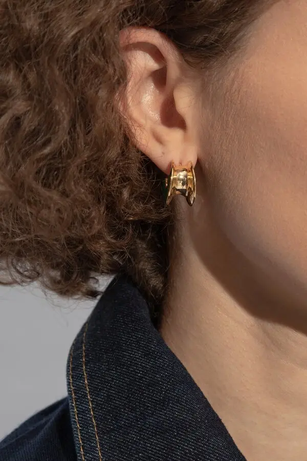 Bottega Veneta H Beam Small Earrings
