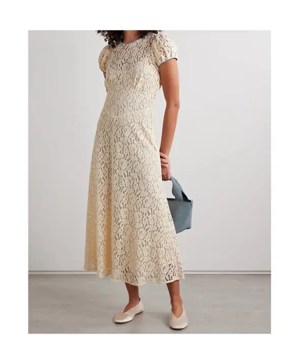 DÔEN Short Sleeve Lace Dress