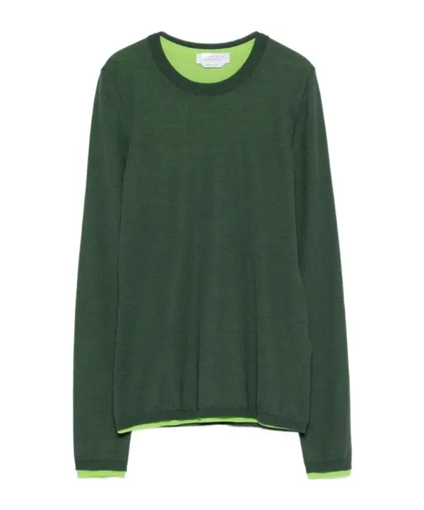 Gabriela Hearst Long-sleeved Crew Neck Sweater - Green