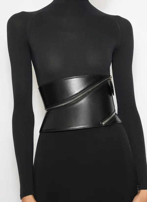Alaïa Corset Belt With Spiral Zipper