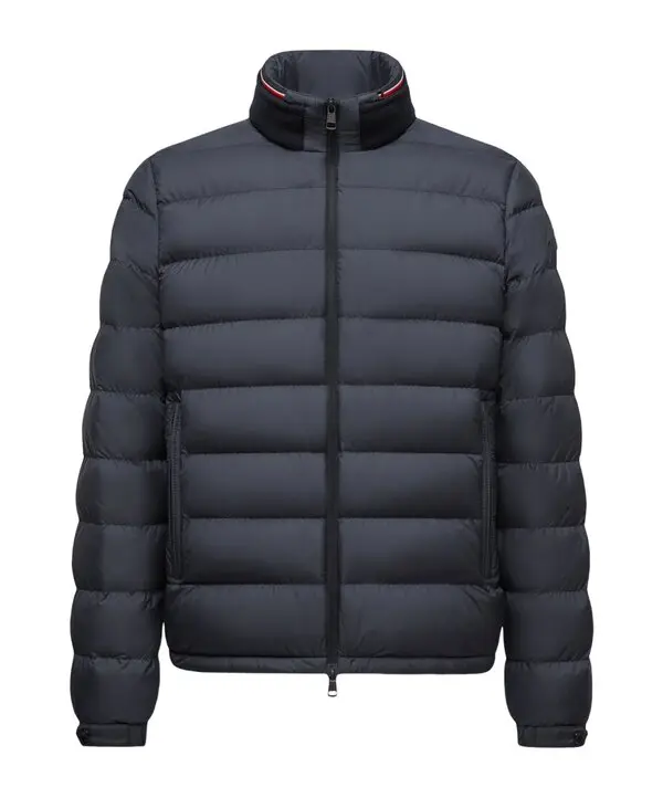 Moncler Brendan Zip-up Padded Jacket With Pull-out Hood - Blue