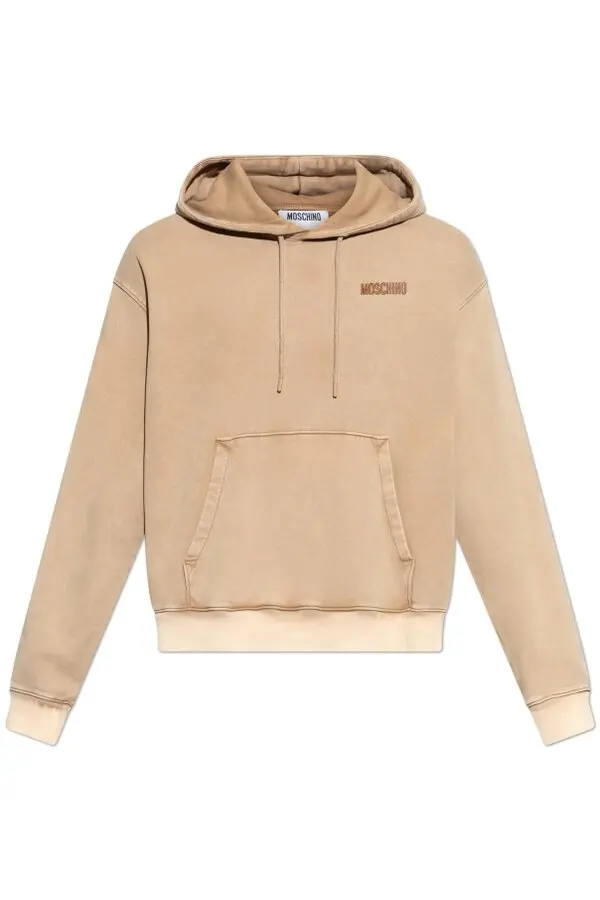 Moschino Long Sleeve Hooded Sweatshirt