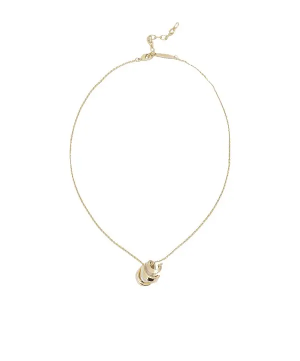 FERRAGAMO Triple Gancini Pendant Necklace - Gold