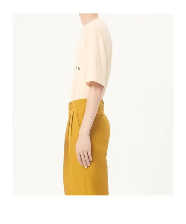 Valentino Garavani Logo Printed Crewneck T-shirt - Nude