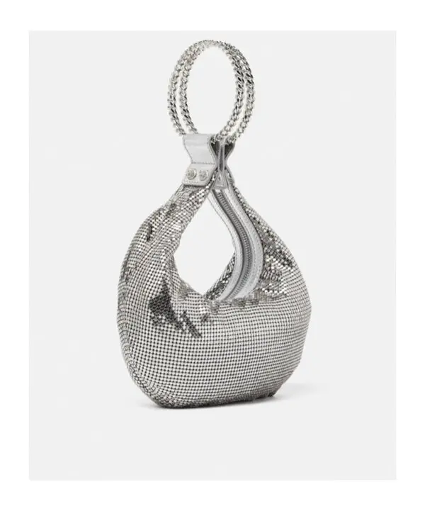 Versace Chain-linked Mesh Clutch Bag