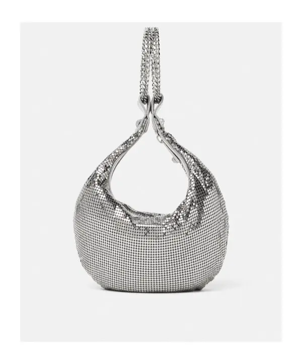 Versace Chain-linked Mesh Clutch Bag