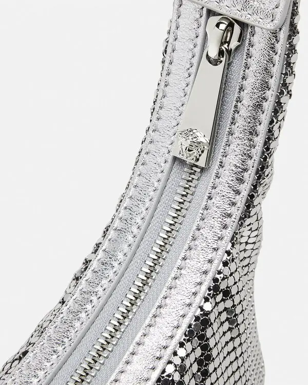 Versace Chain-linked Mesh Clutch Bag