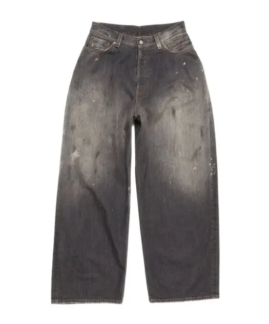Acne Studios Super Baggy Fit Jeans - Black