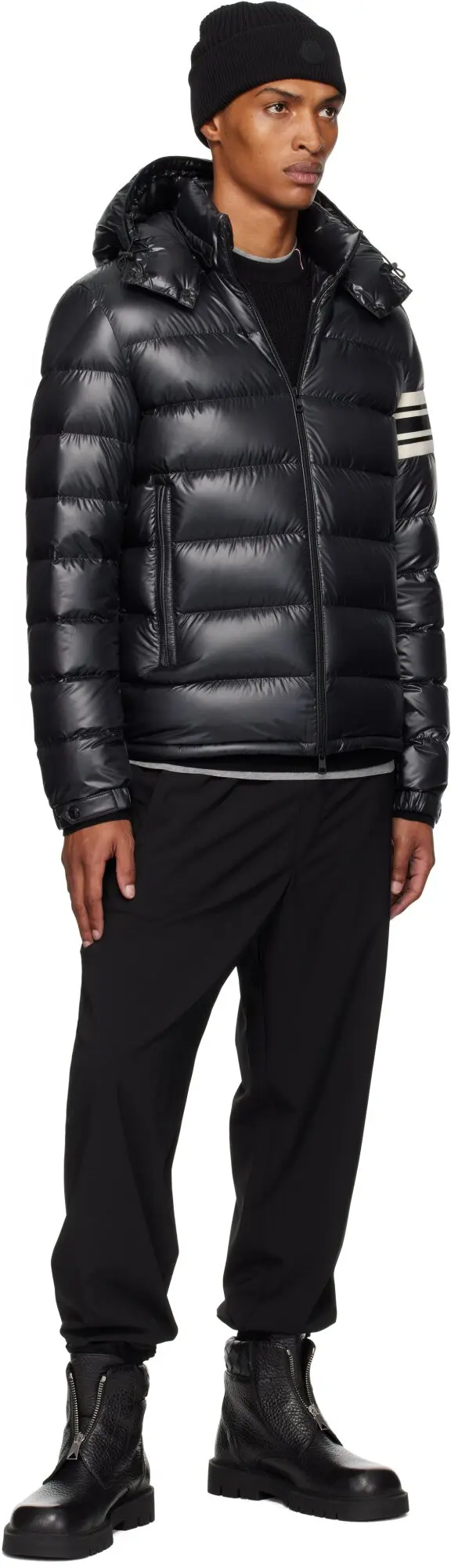 Moncler Zip-up Padded Jacket With Hood