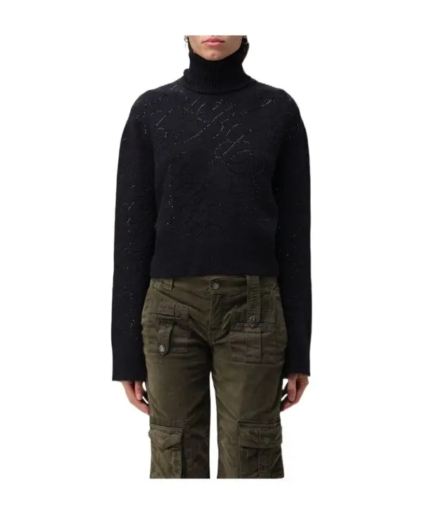 Blumarine Embellished Roll-neck Knitted Jumper