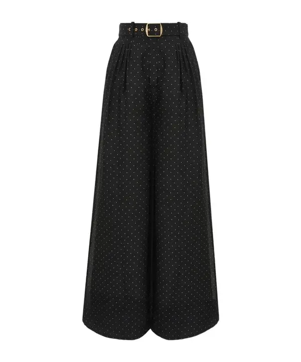 Zimmermann Dream Wide Leg Pants - Black