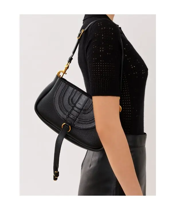 Chloé Marcie Small Shoulder Bag - Black