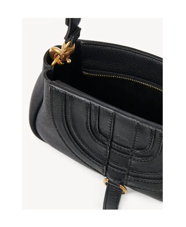 Chloé Marcie Small Shoulder Bag - Black