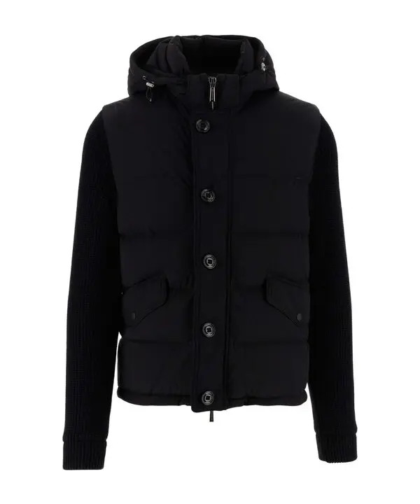 MOORER Long-sleeved Jacket With Button Detailing - Black