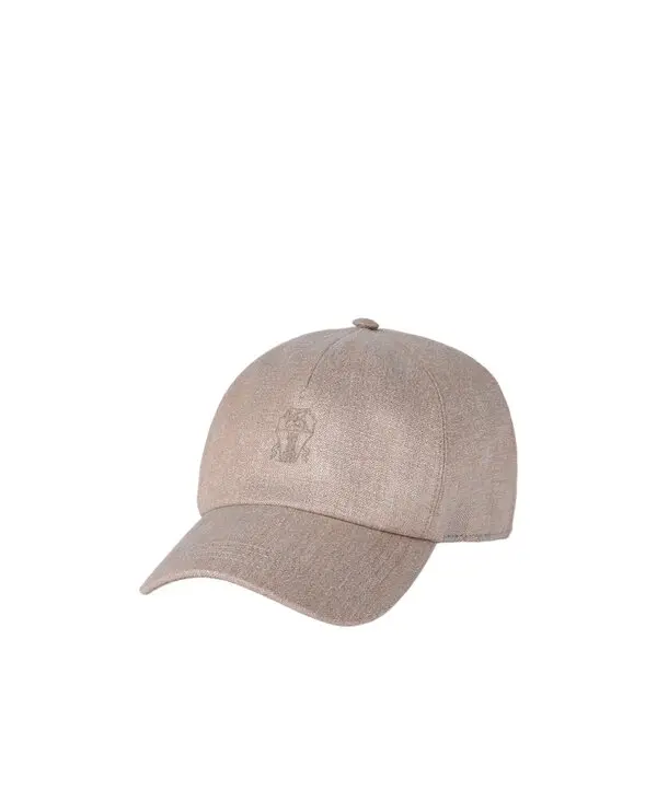 Brunello Cucinelli Embroidered Baseball Cap - Beige