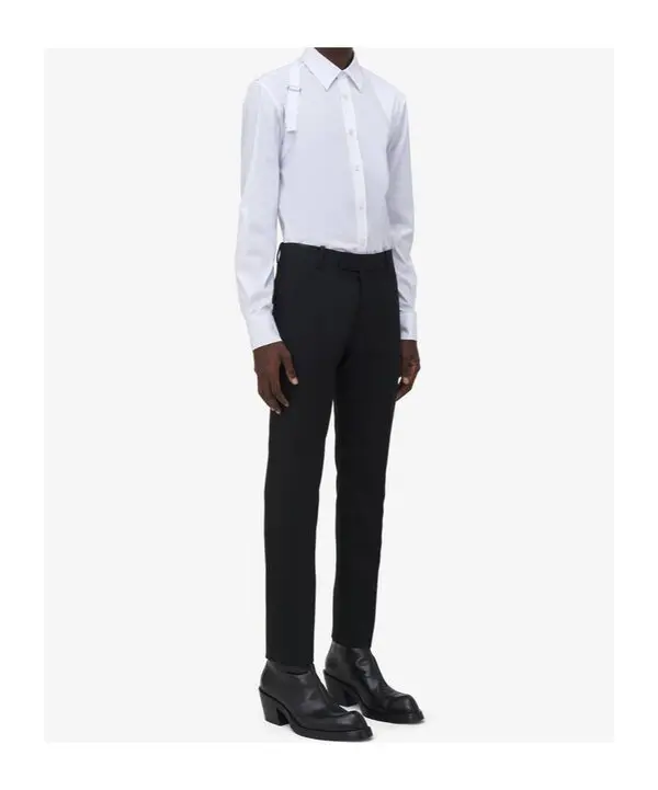 Alexander McQueen Harnes Long Sleeved Shirt - White