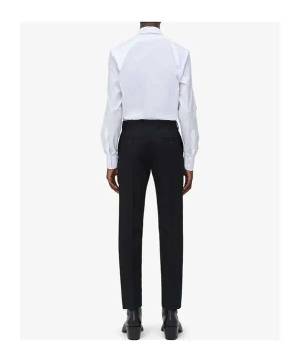 Alexander McQueen Harnes Long Sleeved Shirt - White