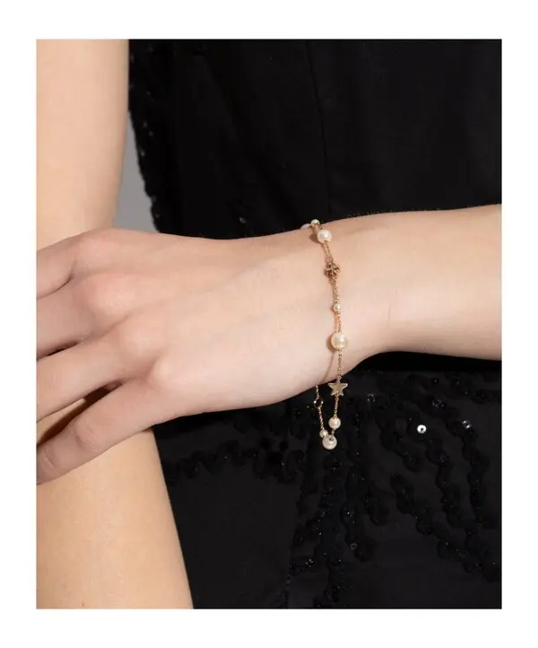 Tory Burch Moondance Star-charm Bracelet With Pearls