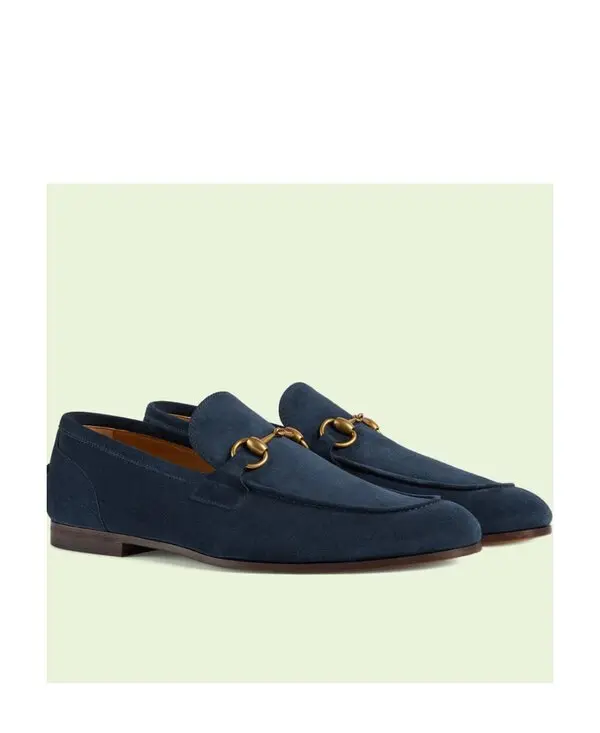 Gucci Jordaan Horsebit Detail Slip-on Loafers
