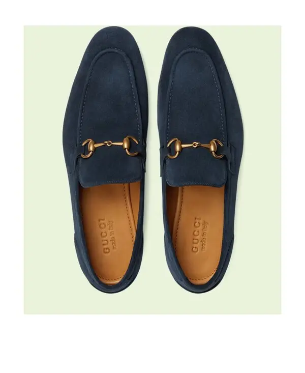 Gucci Jordaan Horsebit Detail Slip-on Loafers