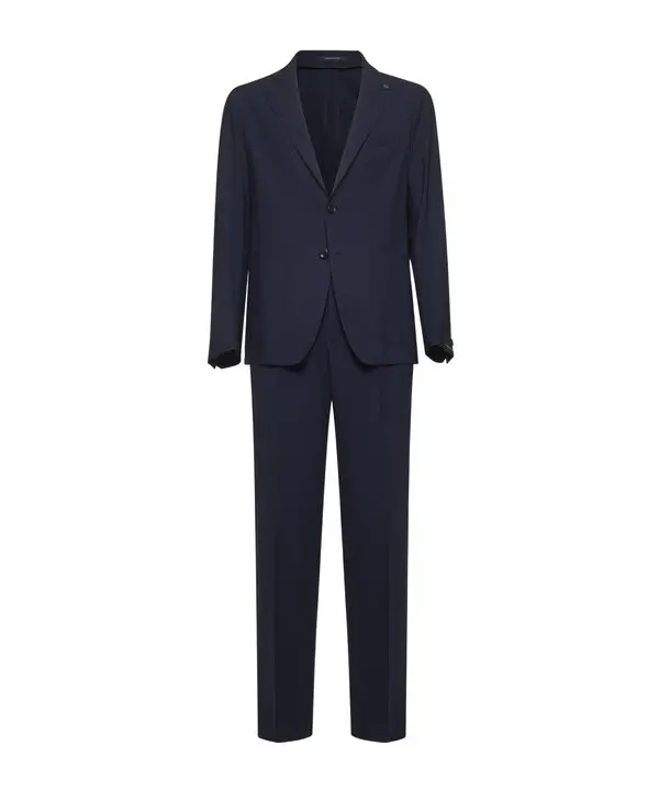Tagliatore Two Piece Tailored Suit - Black