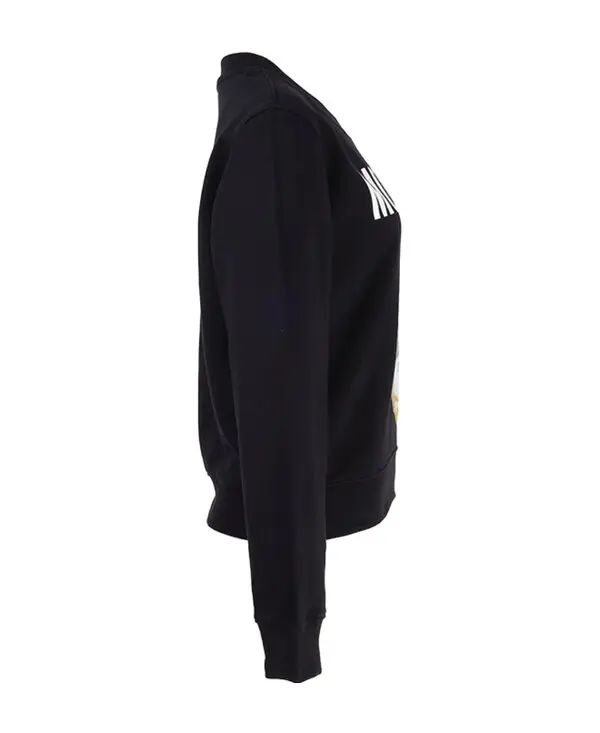 Moschino Teddy Mirror Crewneck Sweatshirt - Black