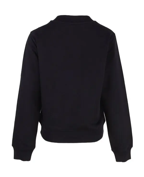 Moschino Teddy Mirror Crewneck Sweatshirt - Black