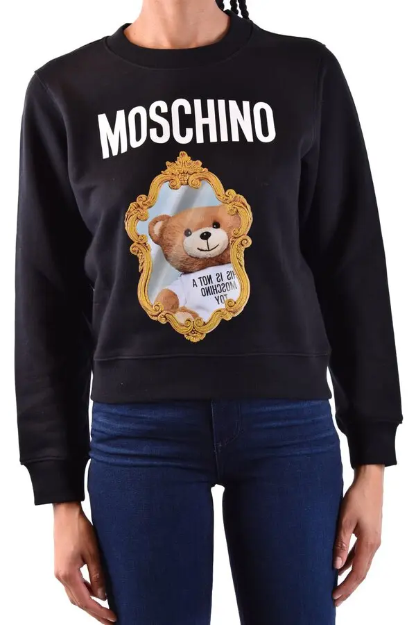 Moschino Teddy Mirror Crewneck Sweatshirt
