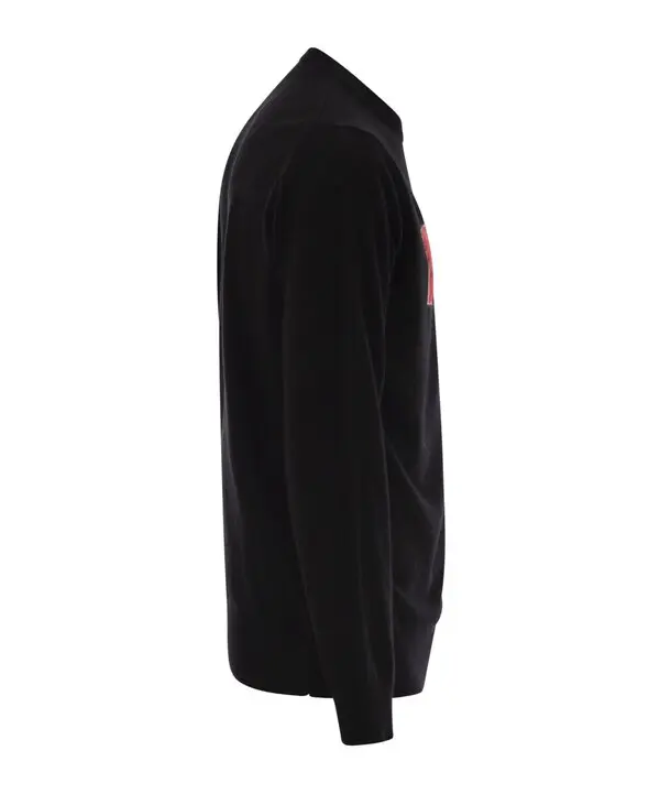 MC2 SAINT BARTH Heron Light Crew-neck Sweater - Black