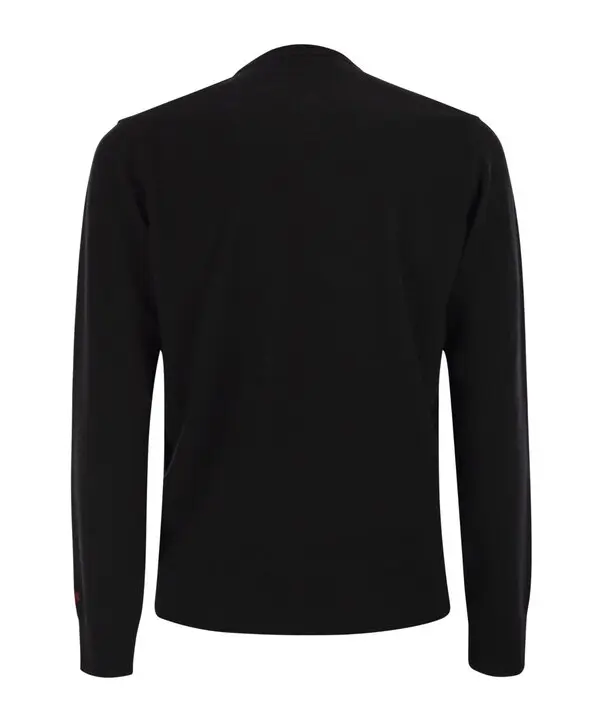 MC2 SAINT BARTH Heron Light Crew-neck Sweater - Black
