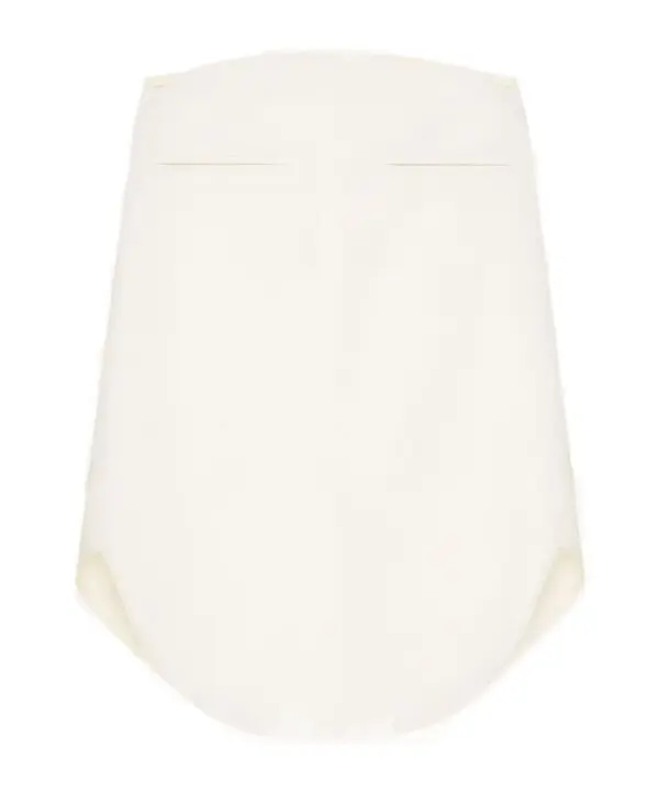 COURREGES Circle Heritage Wool Skirt