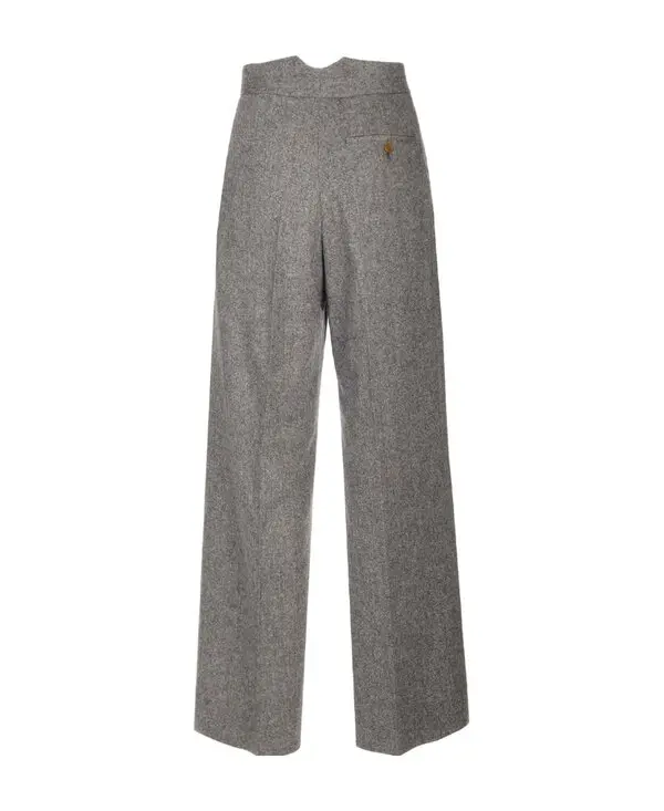 VIVIENNE WESTWOOD Tailored Wide-leg Trousers - Gray