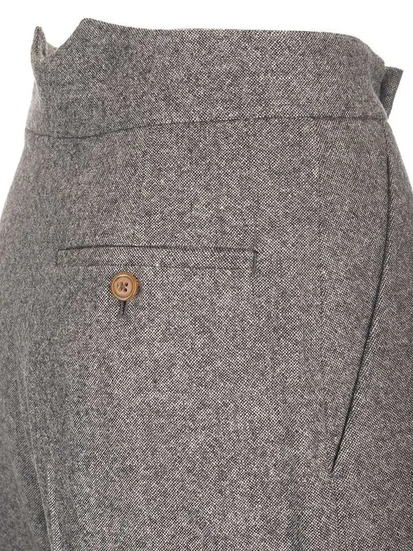 VIVIENNE WESTWOOD Tailored Wide-leg Trousers - Gray
