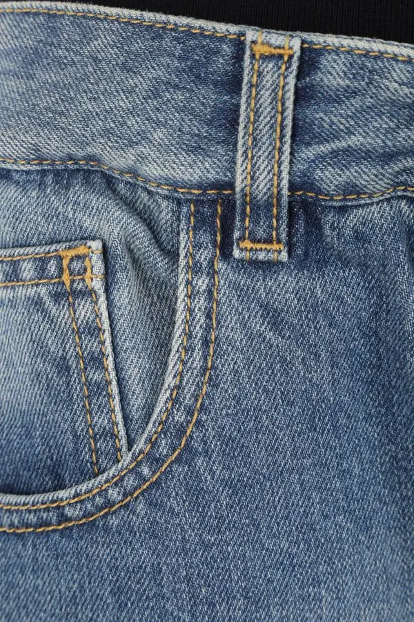 Alaïa Wide-legged Jeans With Elastic Waist