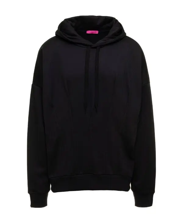 Valentino Garavani Pleated Drawstring Long-sleeved Hoodie