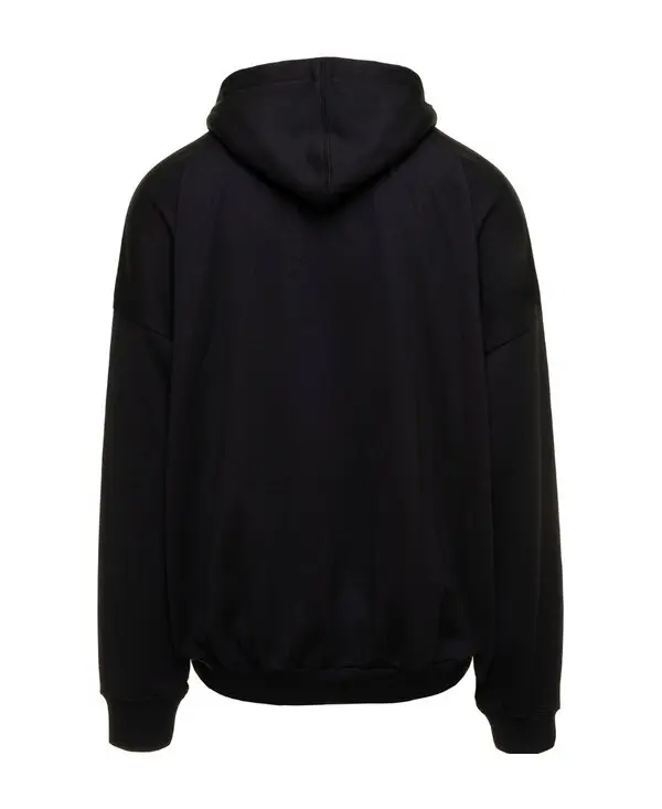 Valentino Garavani Pleated Drawstring Long-sleeved Hoodie